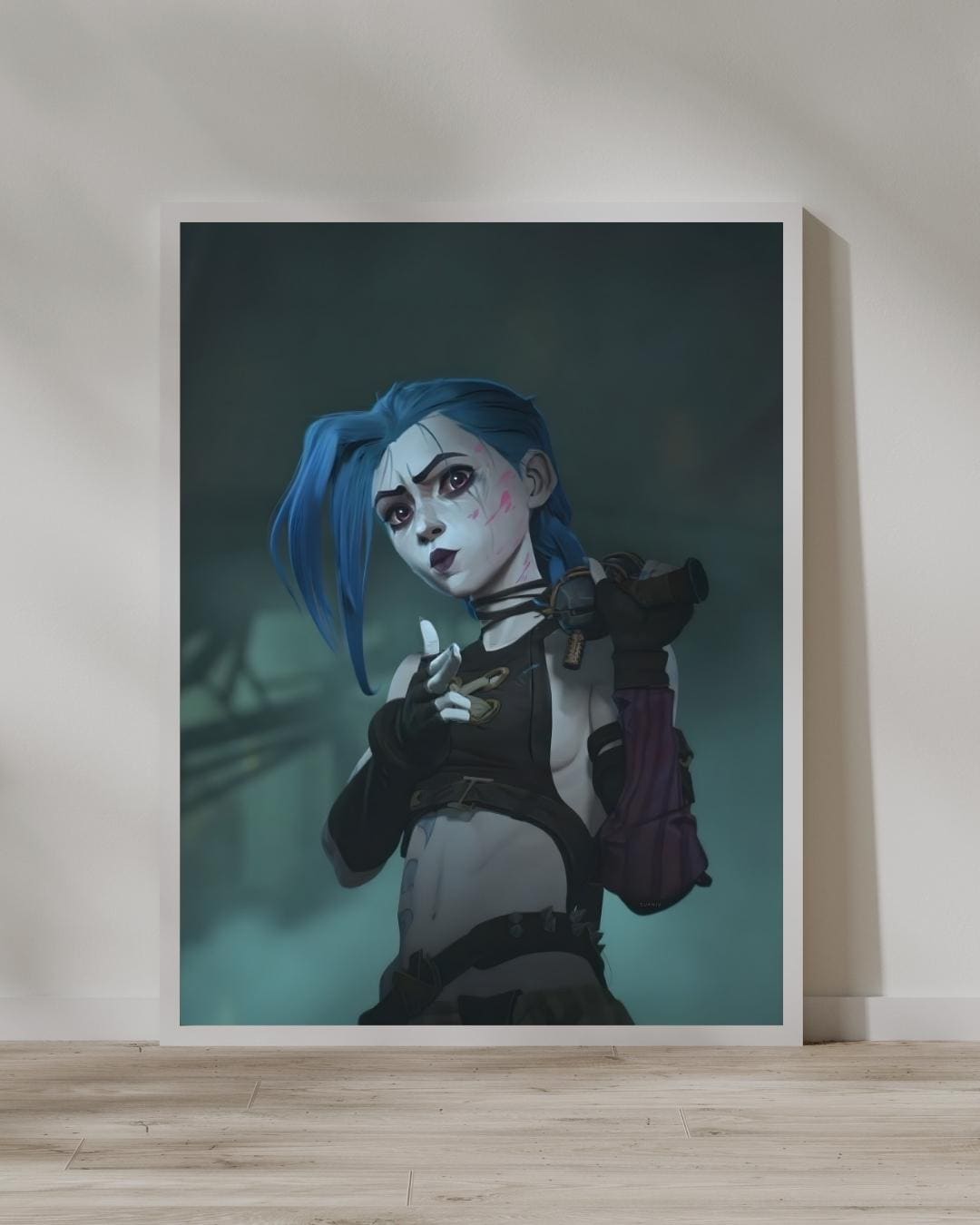 Arcane Poster, Arcane Wall Art, Jinx Poster, League of Legends Art ...