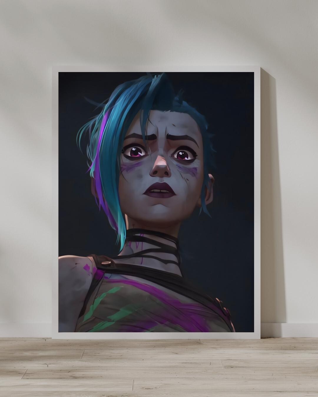 Arcane Poster, Arcane Wall Art, Jinx Poster, League of Legends Art ...