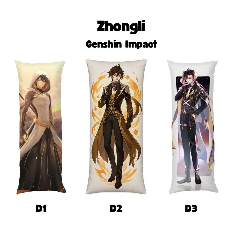 Custom Dakimakura Body Pillow Cover | Genshin Kazuha Neuvillette Hu tao ...