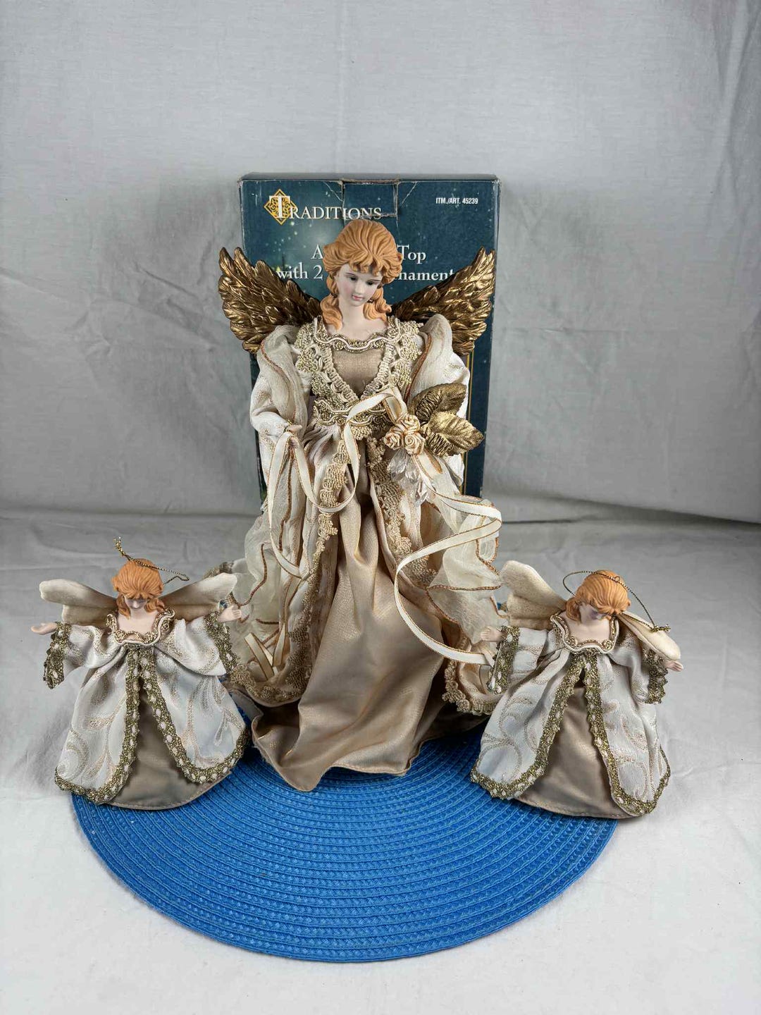 Traditions Angel Tree Top With 2 Angel Ornaments – Christmas Tree ...