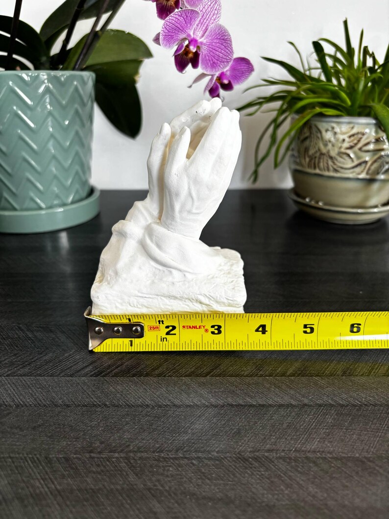 Vintage White Praying Hands Figurine With Hidden Drawer – Religious ...