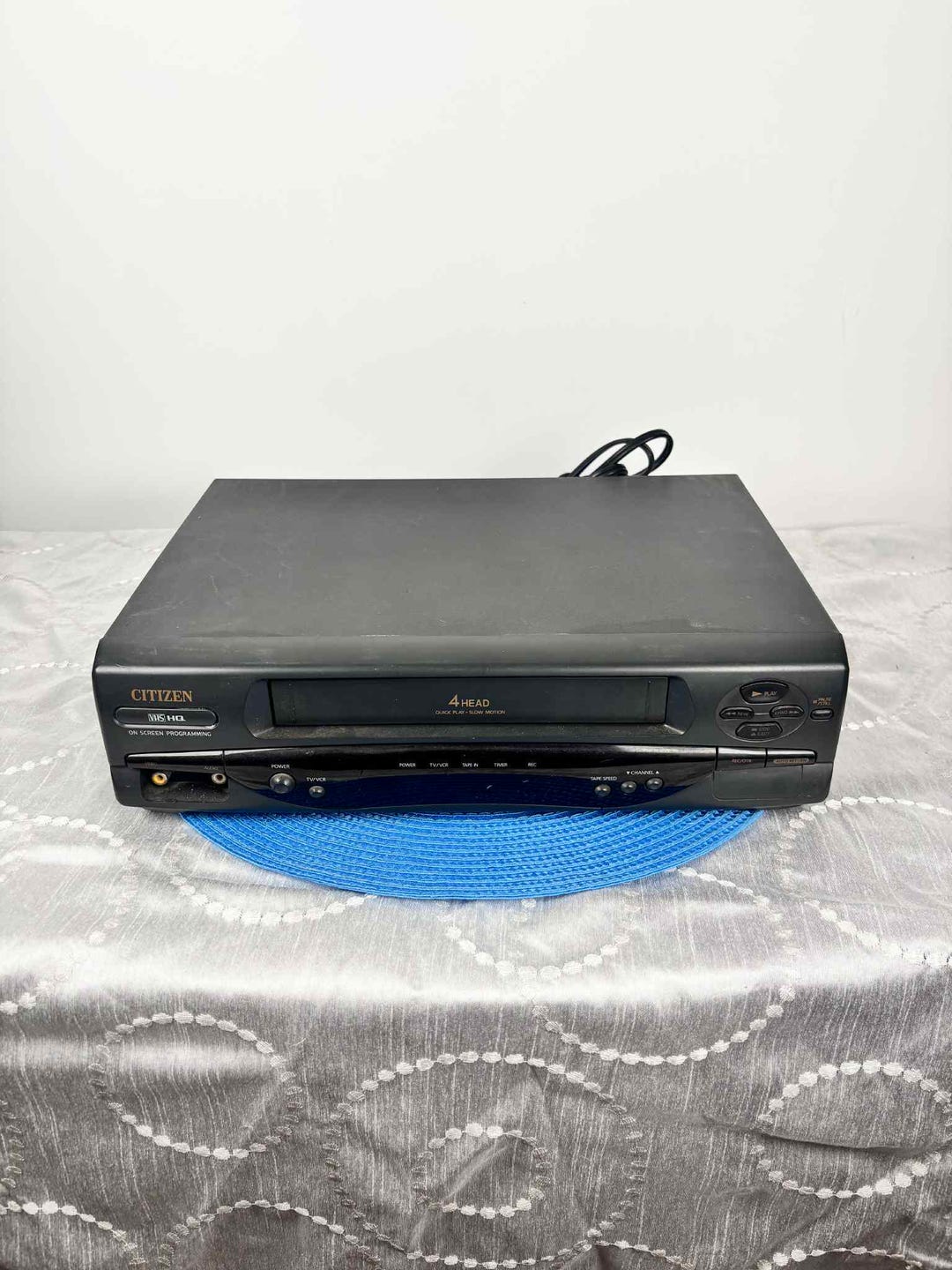 Citizen JVH5397 4-head VHS VCR Player Recorder, Vintage Black Video ...