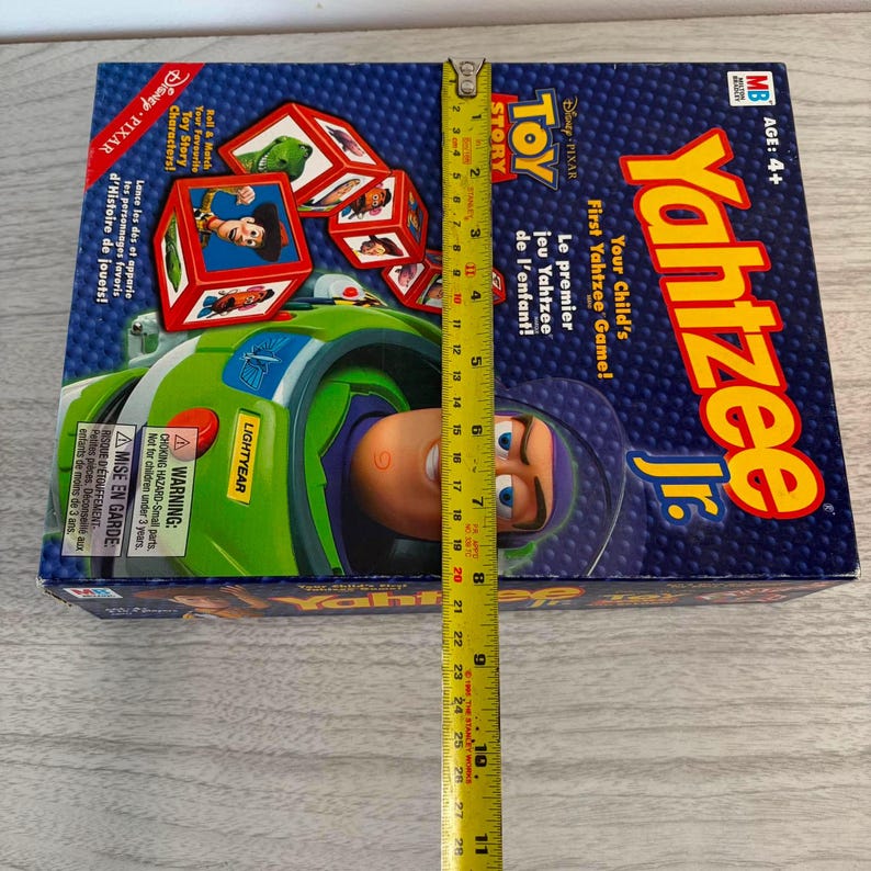 Yahtzee Jr. Toy Story Disney Pixar Complete Vintage Milton Bradley MB ...