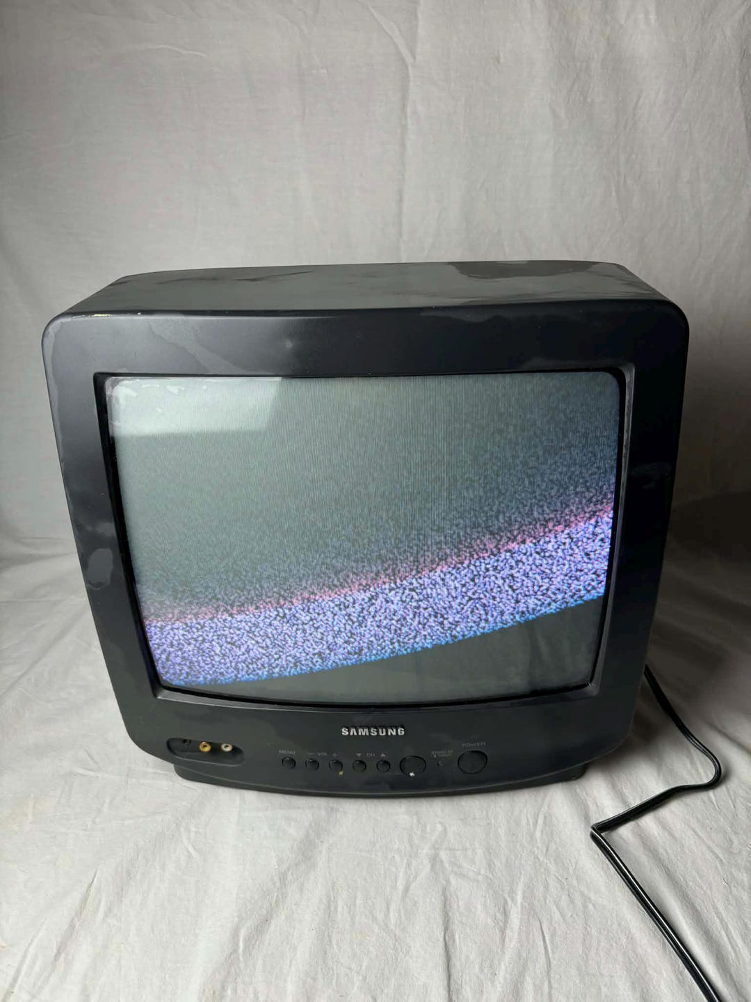 Vintage Samsung CRT TV With Remote Control – Retro 90s TV, Functional ...