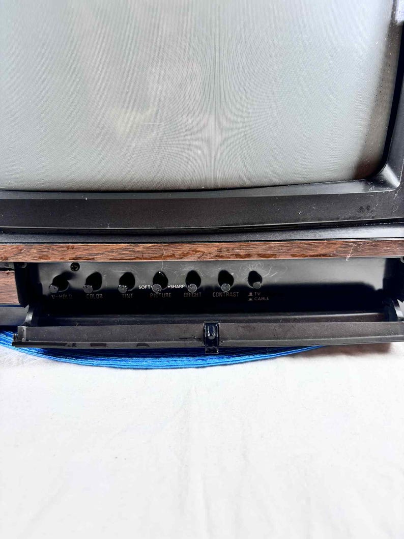 Vintage Electrohome TV Model 33CC11, 1980s Retro Faux Wood Television ...