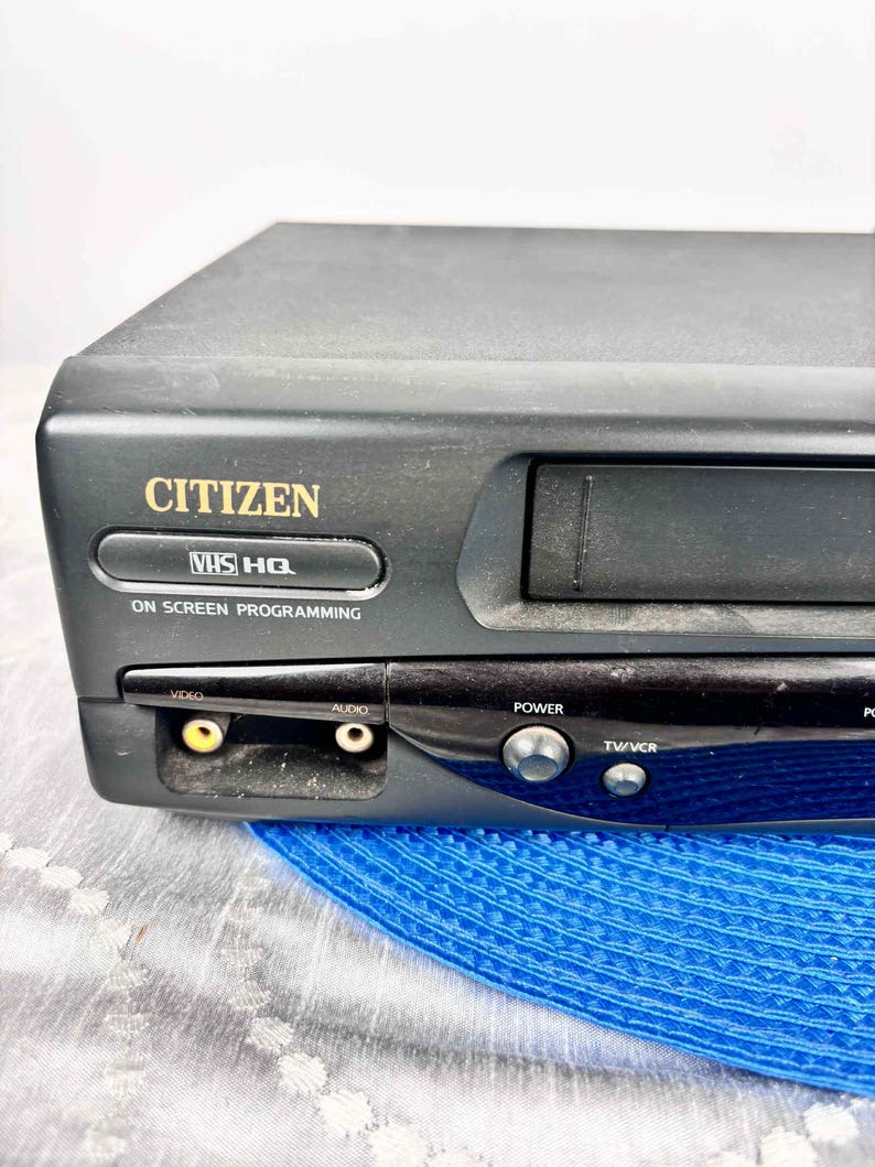 Citizen JVH5397 4-head VHS VCR Player Recorder, Vintage Black Video ...