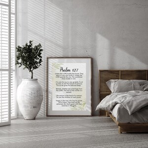 Psalm 127 Printable, Psalm 127 Wall Art, Bible Verse Printable ...