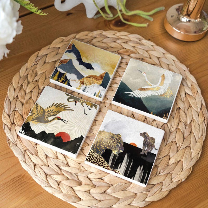 Stone Drink Coasters - Etsy