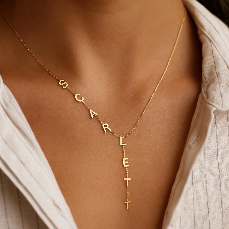 Lariat Necklace - Etsy