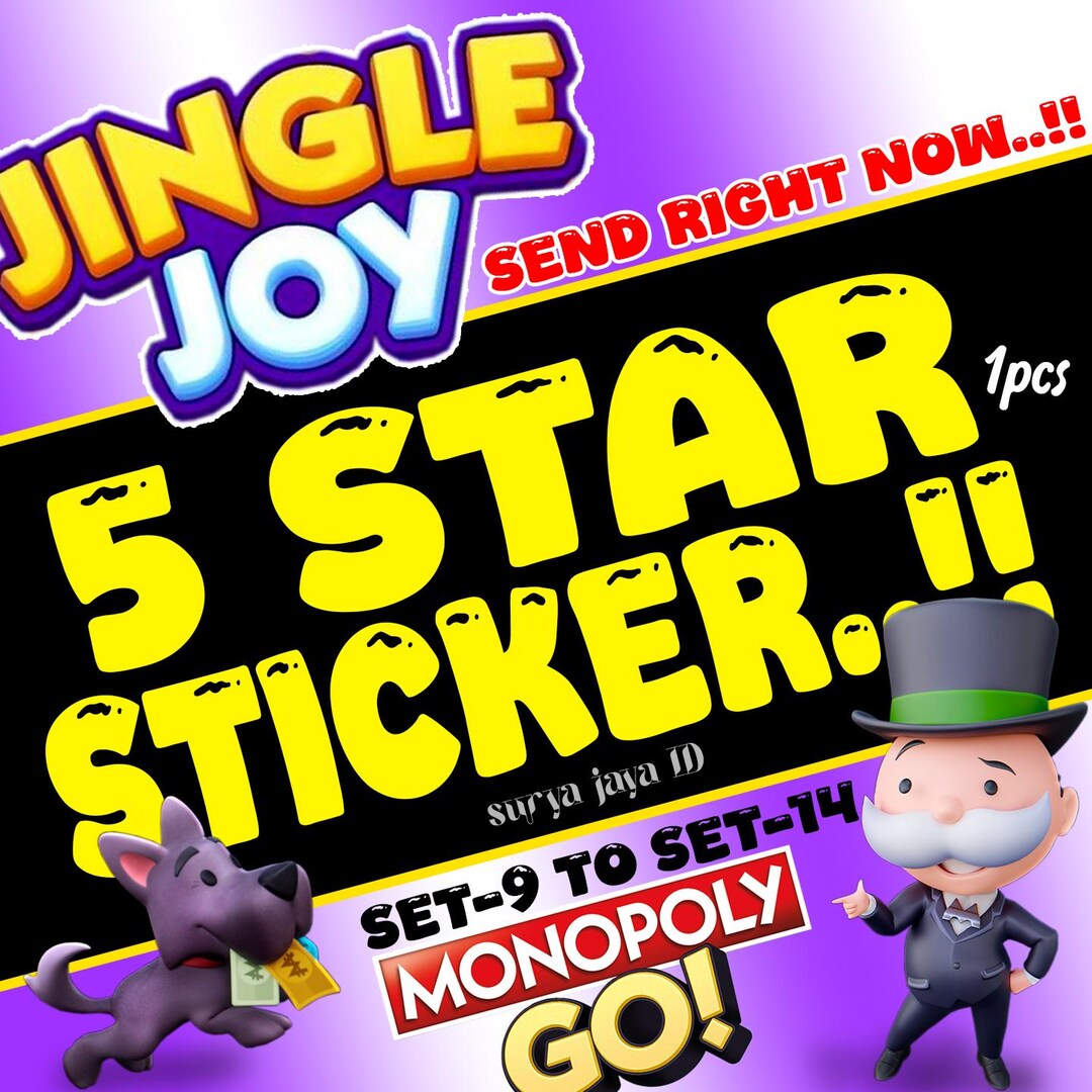 All Available Mono Go Sticker 5 Star Set 9-14 - Etsy