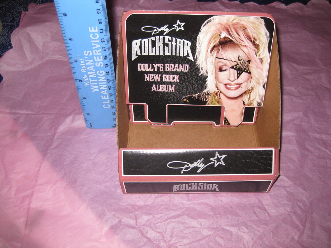 Dolly Parton rockstar CD Display Boxdiscontinued - Etsy