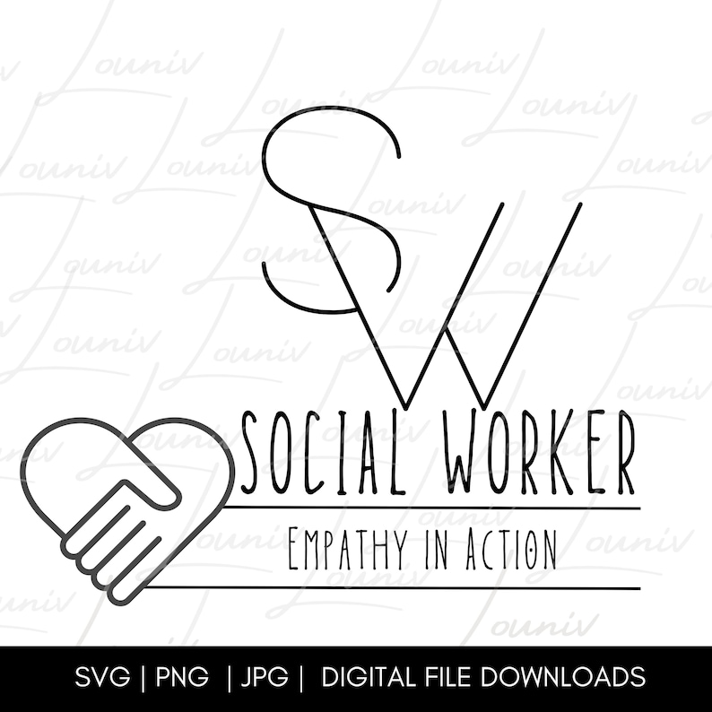 Social Worker Digital Art | SVG, PNG, JPEG, Formats | Inspirational ...