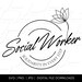 Social Worker Digital Art SVG, PNG, Jpeg, Formats Inspirational Poster ...