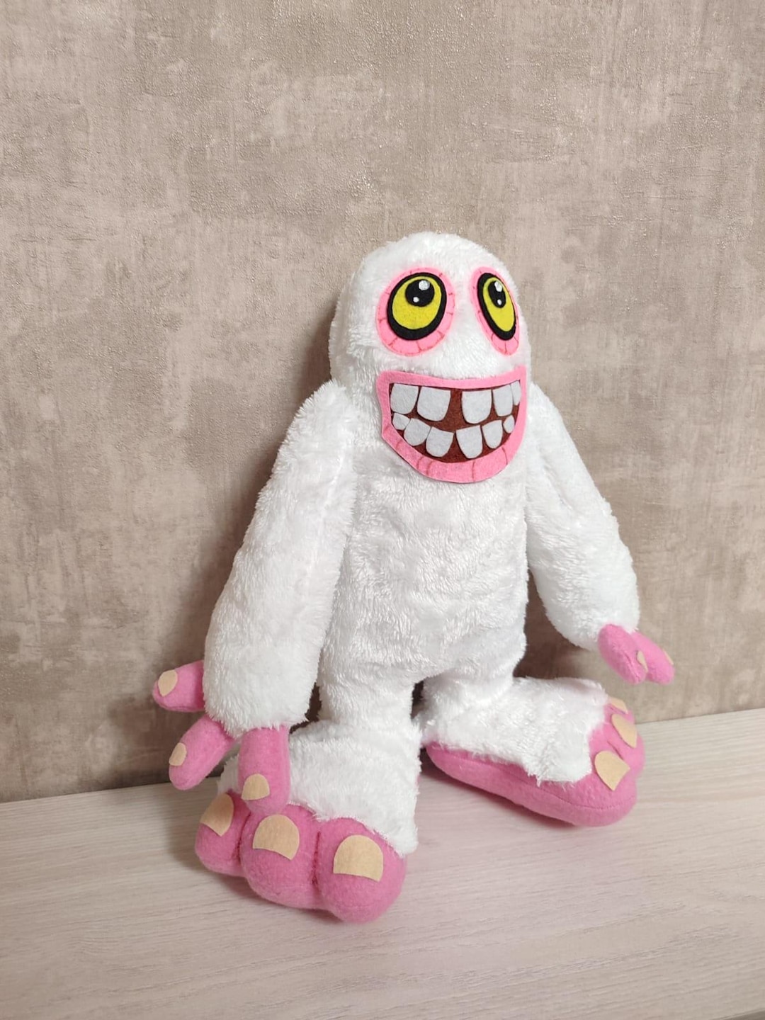 Mammott My Singing Monsters Plush Toy, Monster Plush, Gamer Gift - Etsy