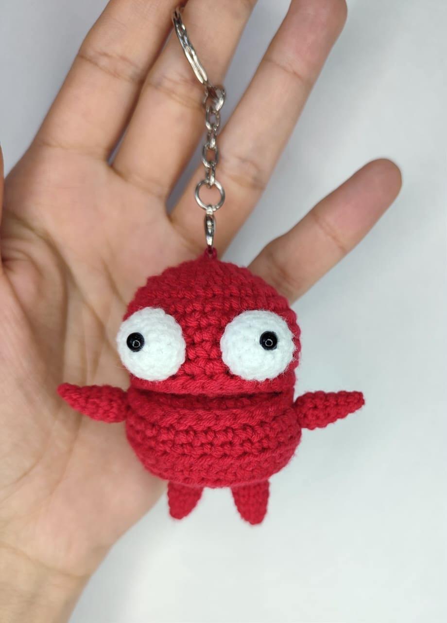 Crochet REPO Plushie, R.E.P.O Semibot Keychain, 7 Cm (3 Inches ...