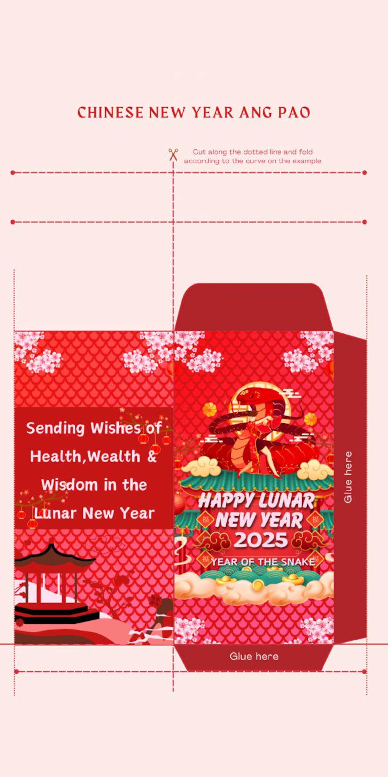 Editable Lunar New Year Template, Chinese New Year Invitation Card ...