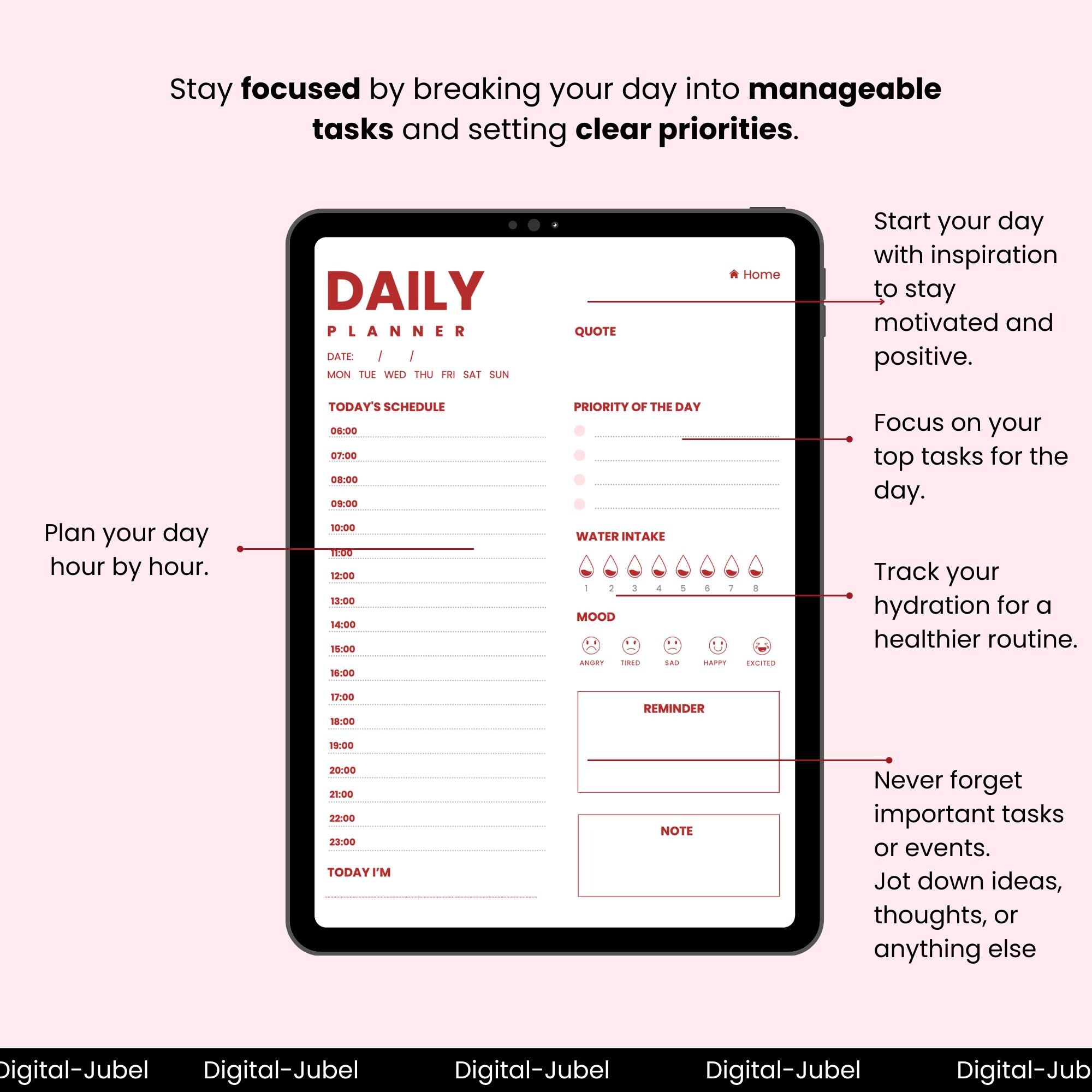 2025 Digital Planner, Fully Hyperlinked, Goodnotes Notability Ipad ...