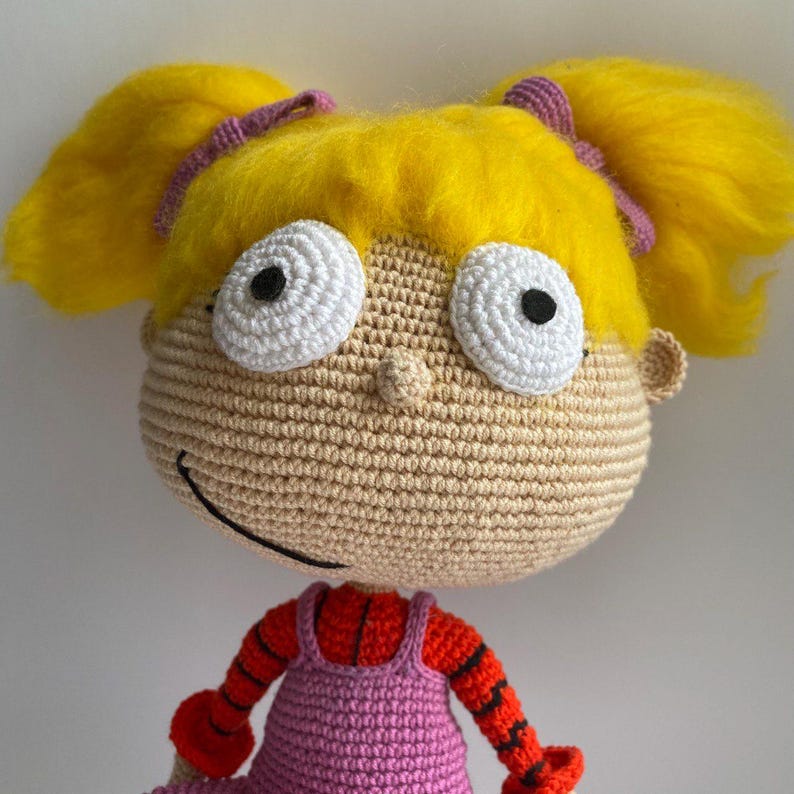 Angelica Pickles , Rugrats Pattern, Nickelodeon, Crochet Amigurumi - Etsy