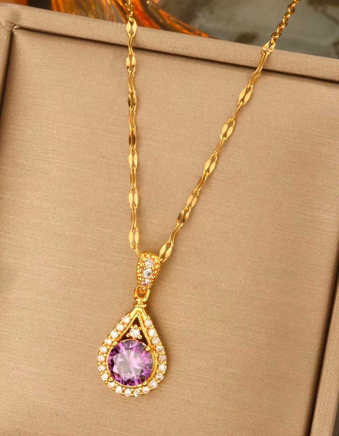 Luxury Fully-jewelled Fashion ACC Titanium Steel 40+5cm R Patterns ...