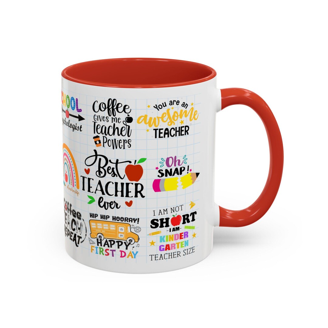 Teacher Appreciation Coffee Mug - Perfect Gift for School Staff ...