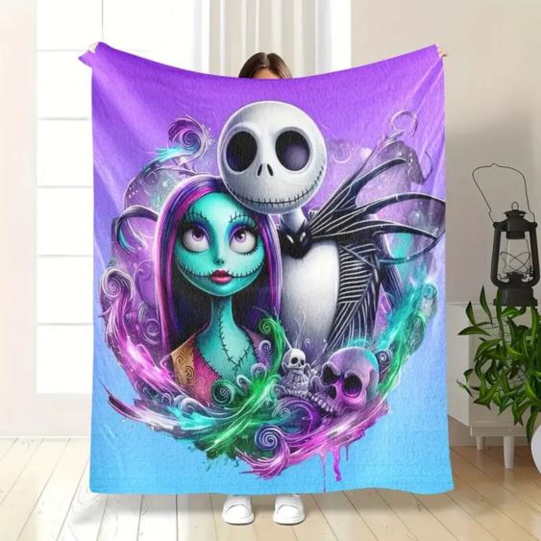 Till Death Blanket,gothic Couple Throw,spooky Anniversary Gift ...