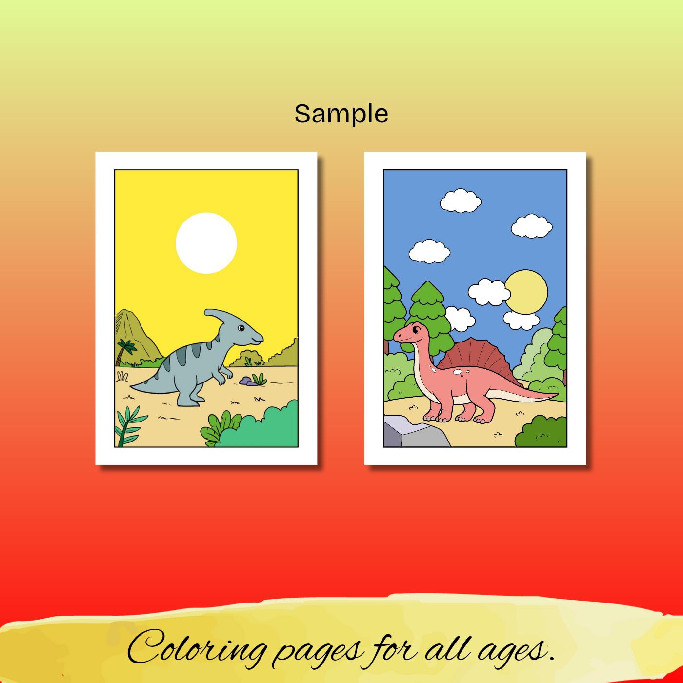 Into the Wild Dinosaurs Coloring Pages PDF PNG - for All Ages - Etsy