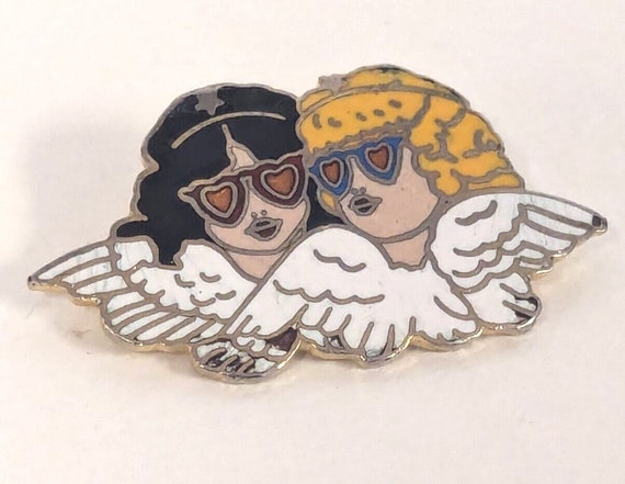 Fiorucci 1980s Lisa Frank Enamel Collectors Pin PUNK … - Gem