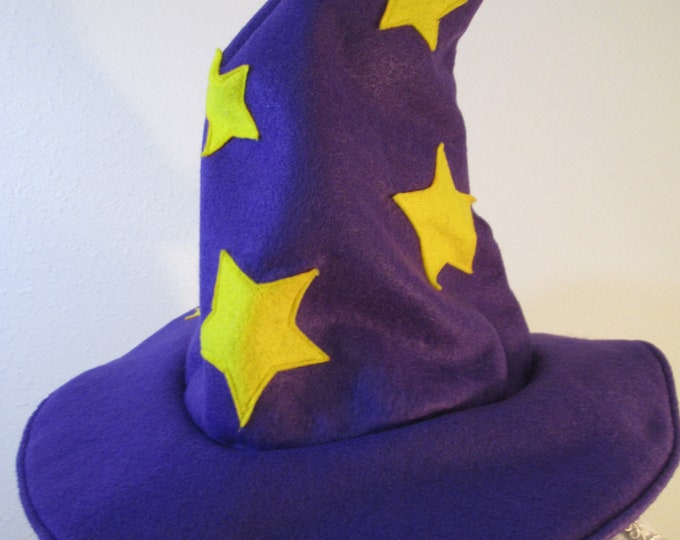 Wizardman Purple Wizard Witch Hat With Stars for Gamer Cosplay - Etsy