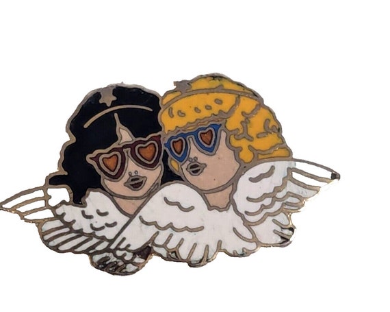 Fiorucci 1980s Lisa Frank Enamel Collectors Pin PUNK … - Gem