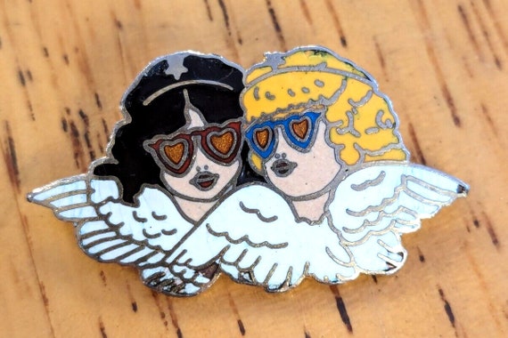 Fiorucci 1980s Lisa Frank Enamel Collectors Pin PUNK … - Gem
