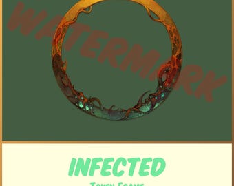 Infected | TTRPG Token Border | Token Frame - Etsy