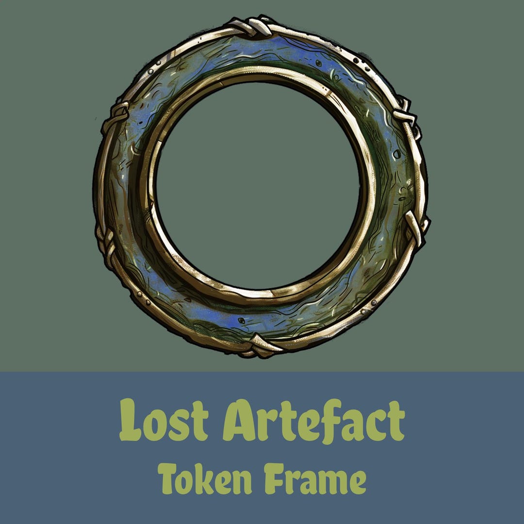 Lost Hero TTRPG Token Border - Etsy