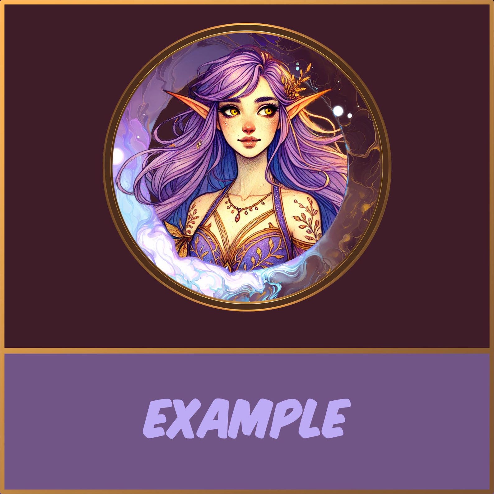Feywild | TTRPG Token Border | Token Frame - Etsy