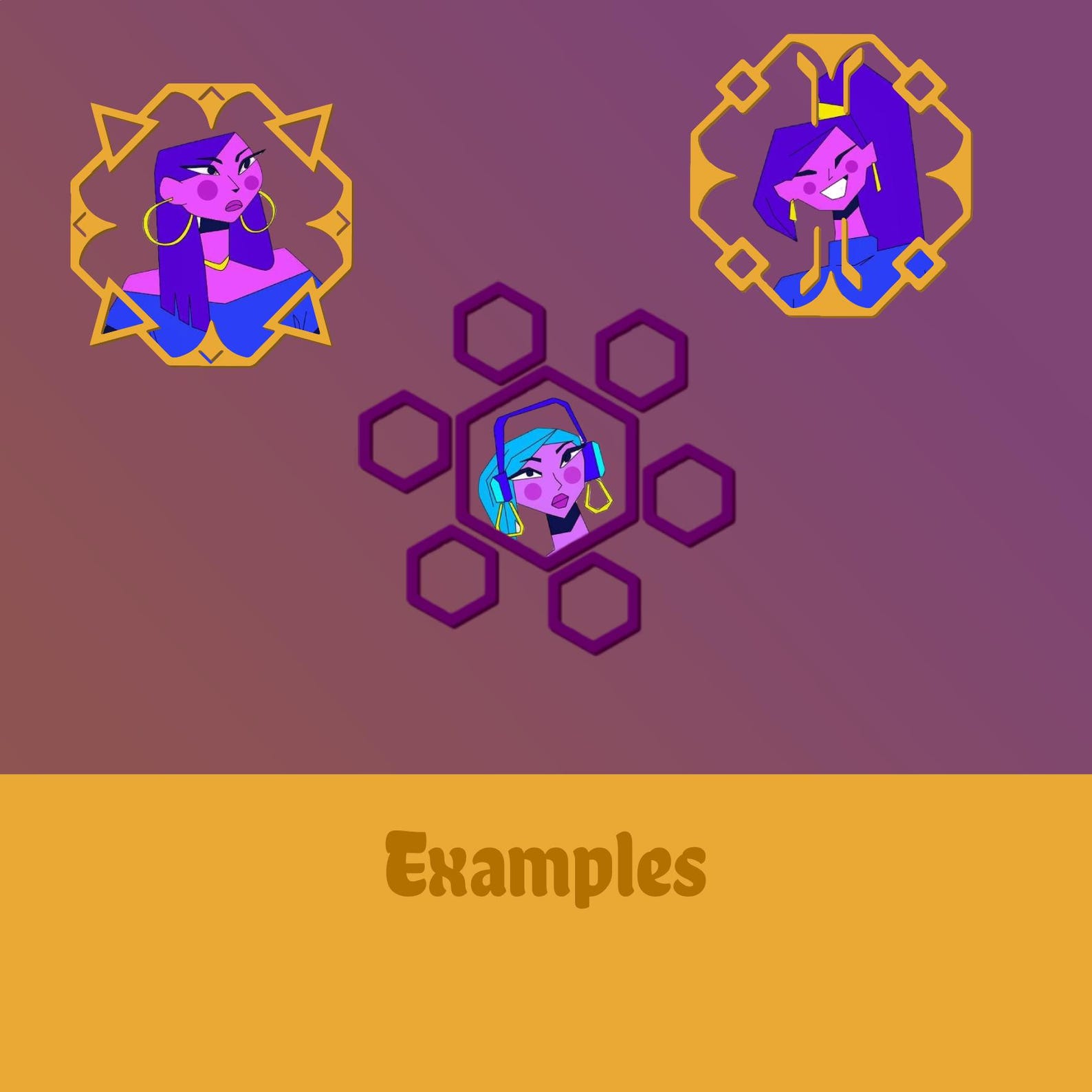 Hex Frame Bundle TTRPG Token Borders - Etsy