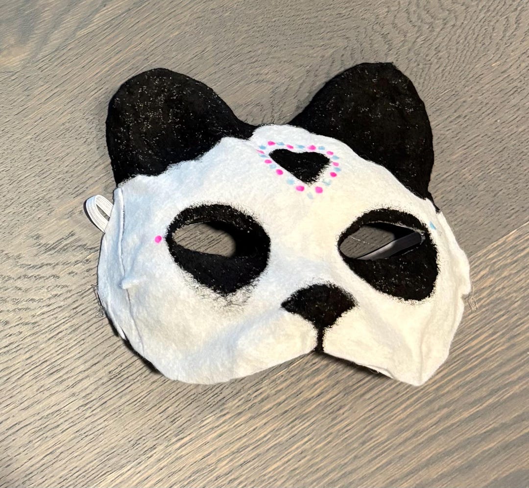 Therian Panda Mask - Etsy
