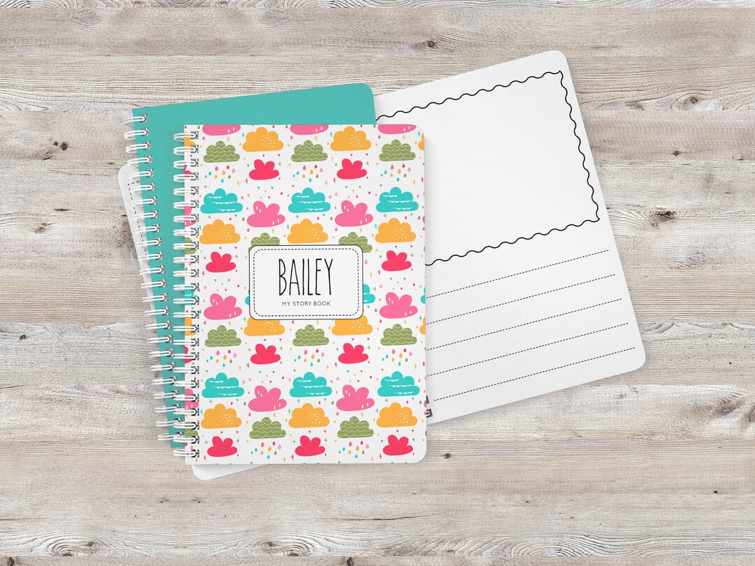 Personalized Kids Writing Book: Soft Cover Journal (5.5" X 7.25") - Etsy