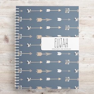 Sketchbook Journal Notebook Kids Art Gift Personalized Drawings 8.5 X ...
