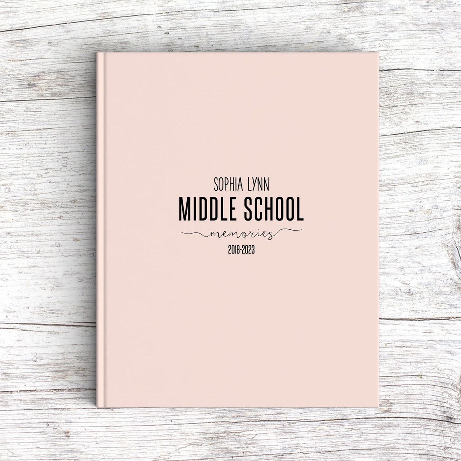 School Years Journal Blank Book Notebook Personalized | Etsy