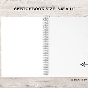 Sketchbook Journal Notebook Kids Art Gift Personalized Drawings 8.5 X ...