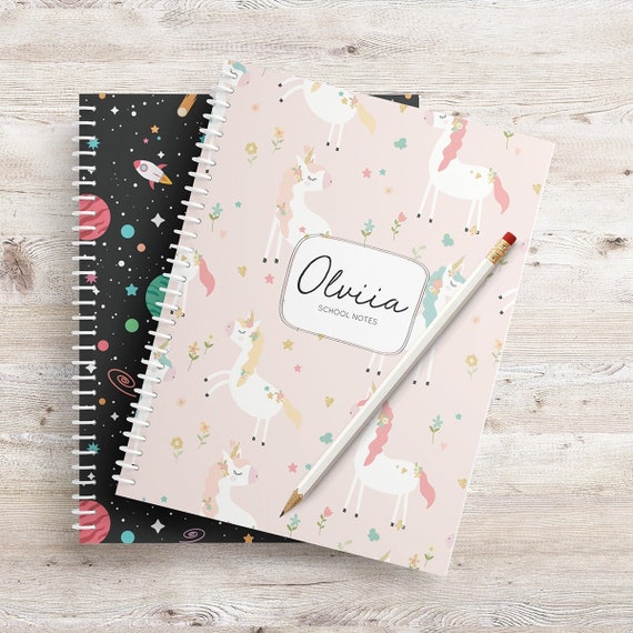 School Notebook Personalized School Back to School School Supplies ...