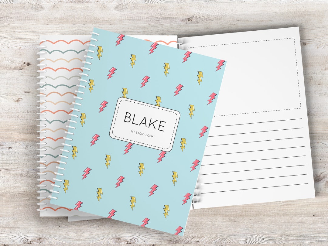 Large Kids Writing Book, Notebook, Personalized Gift, Journal, Writing ...