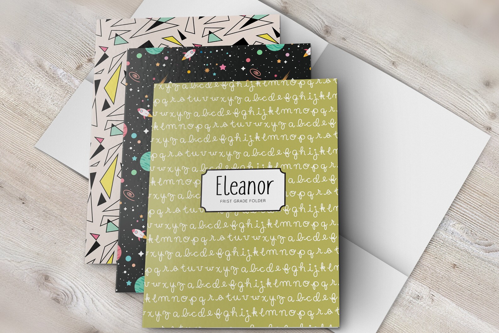Personalized Kids School Folder: Custom Back to School Supplies - Etsy