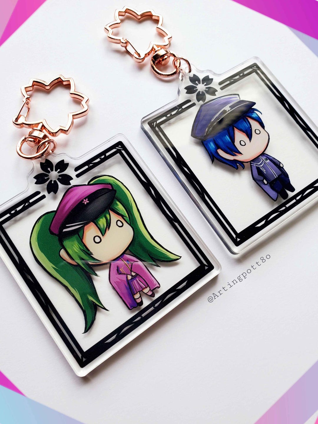 Hatsune Miku/kaito Senbonzakura Vocaloid Acrylic Keychain Accessory ...