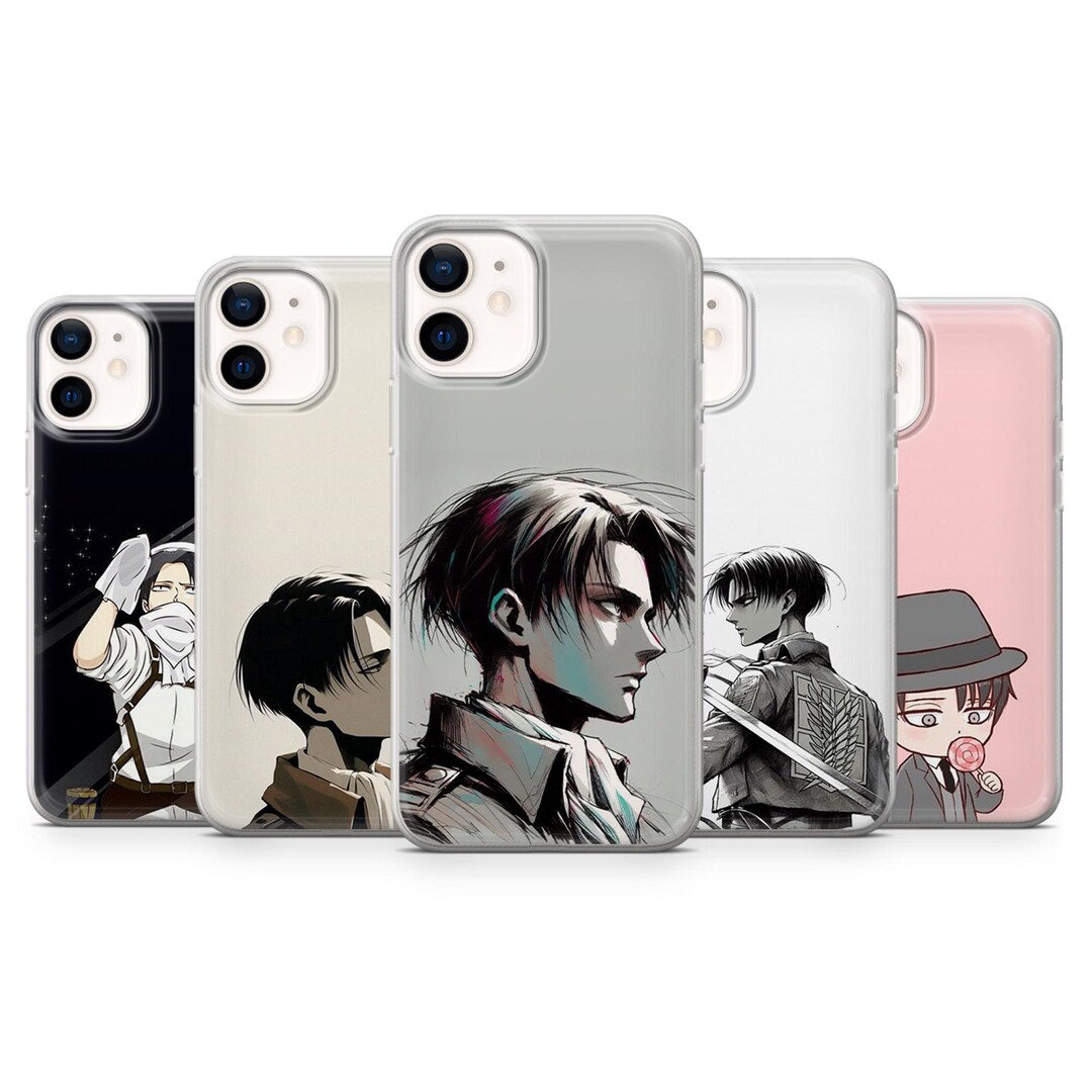 Levi Phone Case Attack on Titan Anime Cover for iPhone 16 Pro, 15, 14 ...