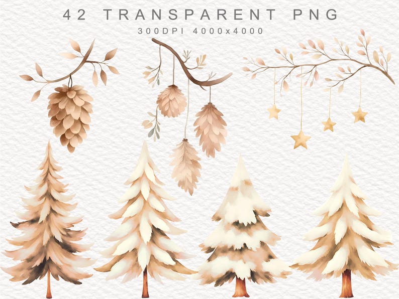 Vanilla Woodland Animals, 42 Watercolor Forest Animals PNG, Forest ...