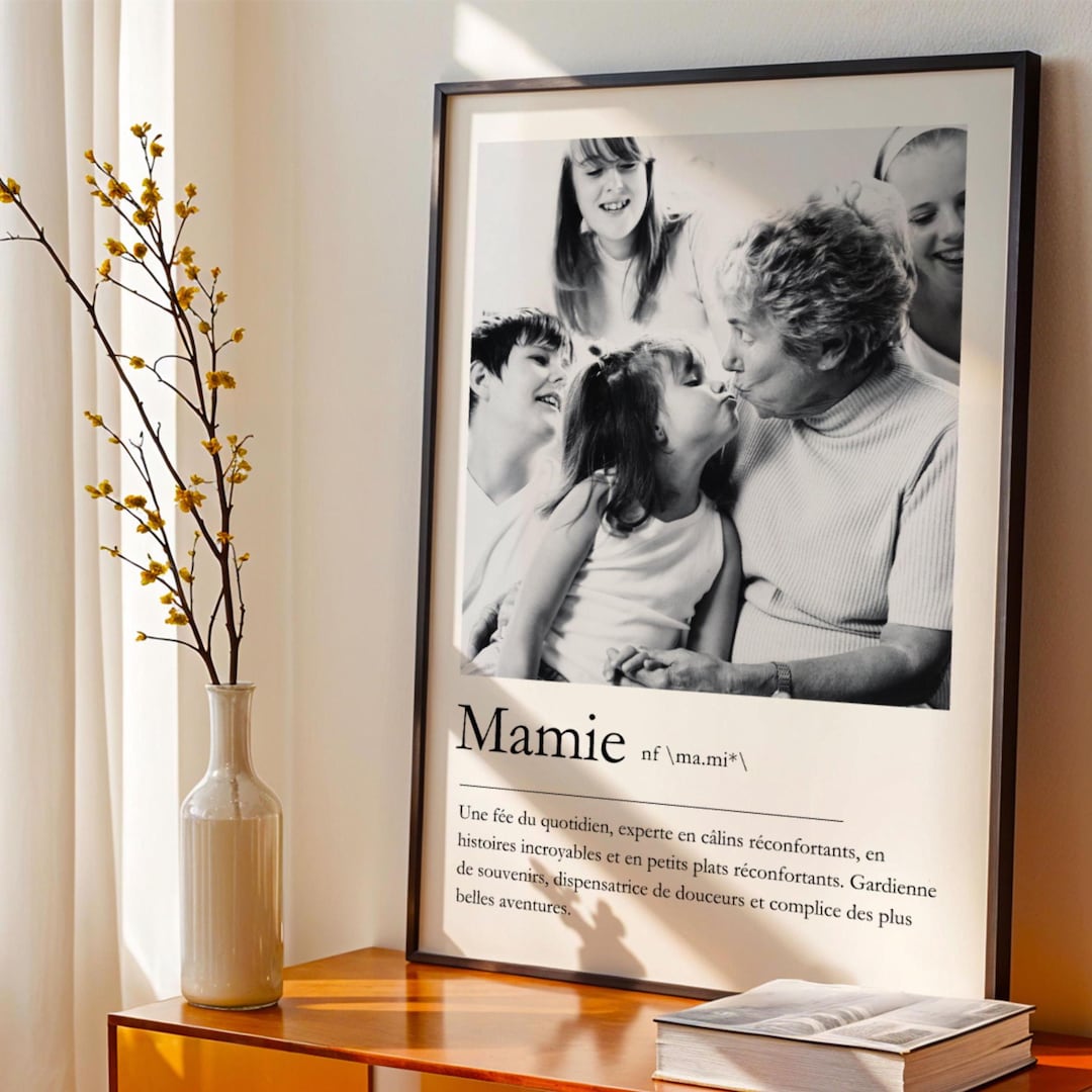 Personalized Grandma Poster With Photo - Original Grandma Gift for ...