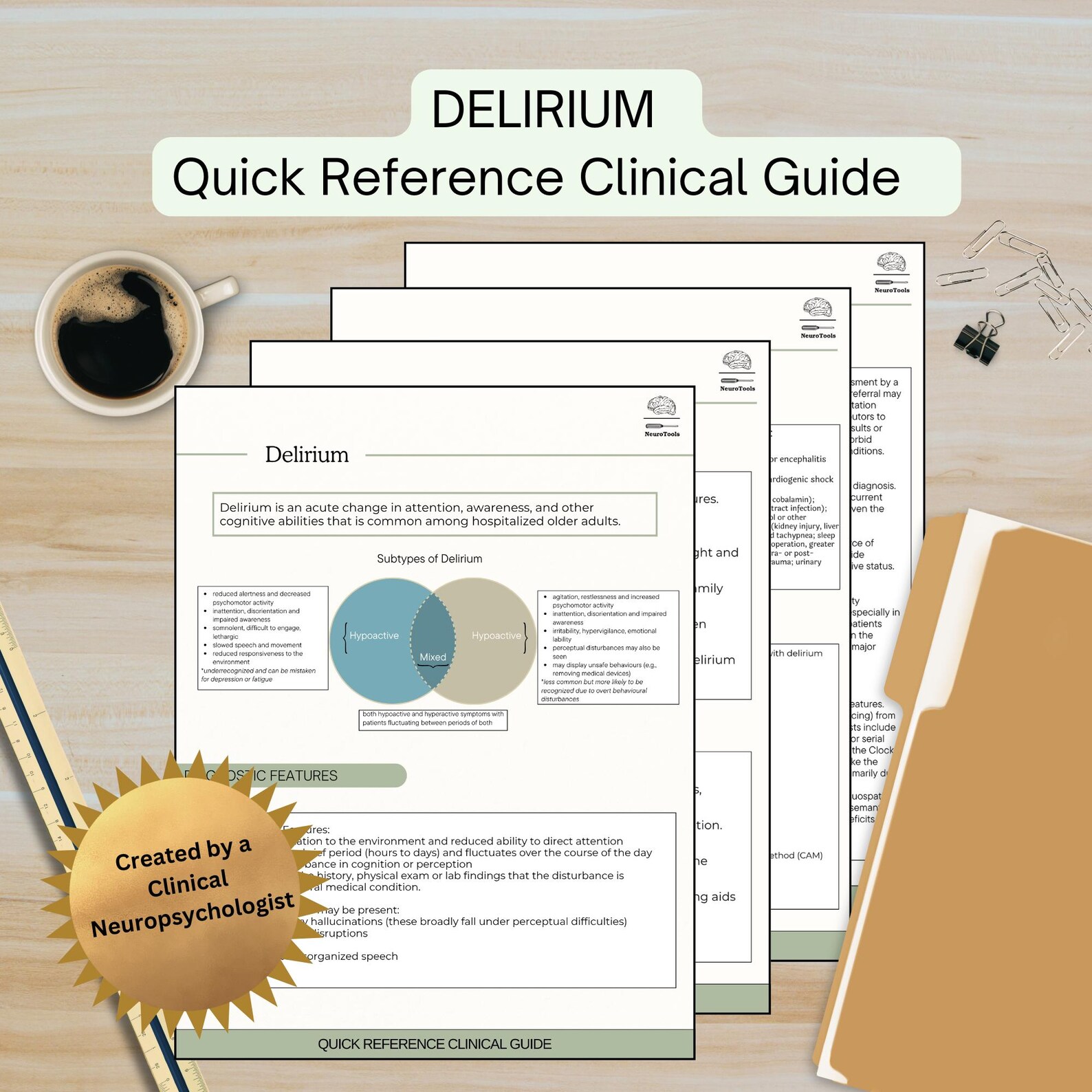 Quick Reference Clinical Guide for Delirium, Mental Status, Acute ...