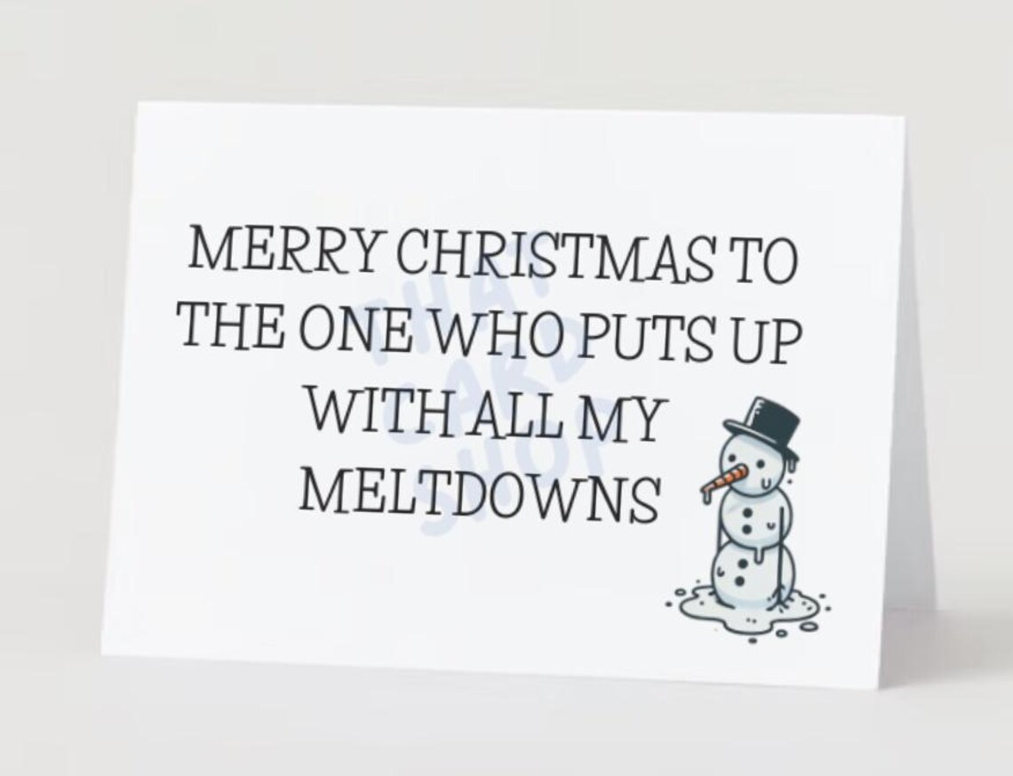 Funny Christmas Cards - Perfect for Work Colleagues and Friends - Etsy
