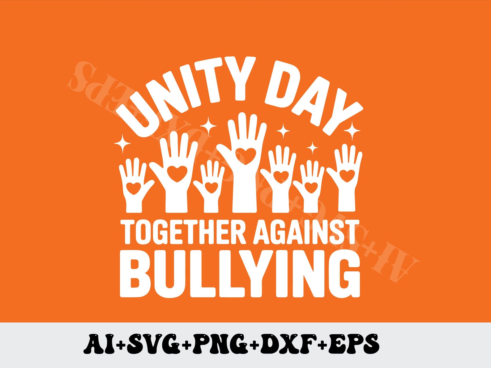 Unity Day Anti-bullying SVG Bundle: We Wear Orange (digital Files) - Etsy