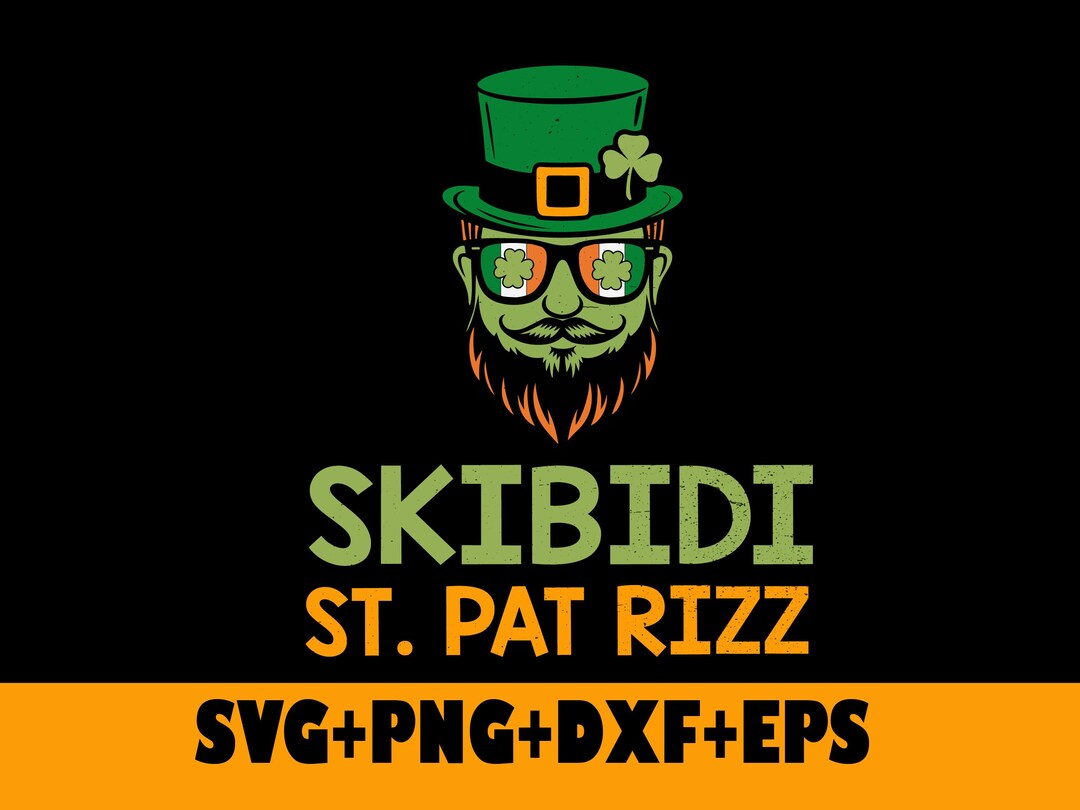 Happy St Pat Rizz Day, Leprechaun Svg Png (digital Download) - Etsy